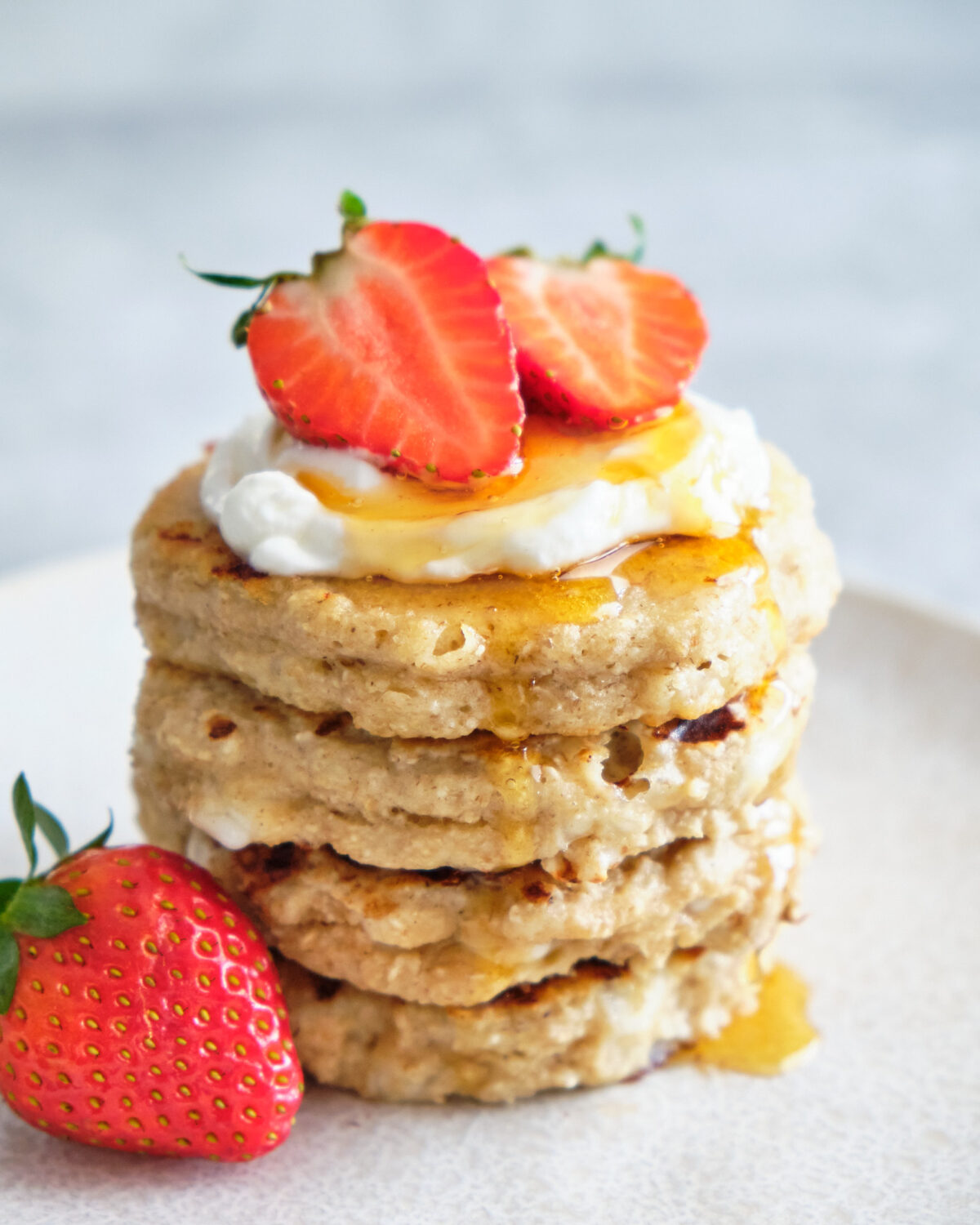 High Protein Cottage Cheese Pancakes (31g of protein, gluten-free ...
